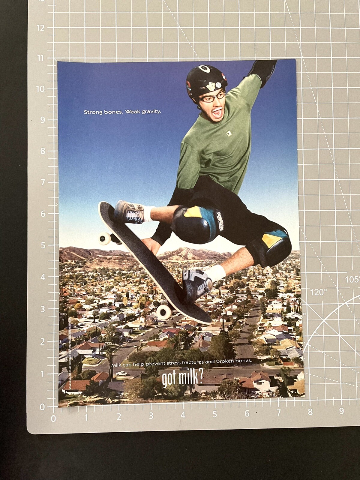 GOT MILK? print Ad From 2003 Featuring Pro Skateboarder Bob Burnquist ...