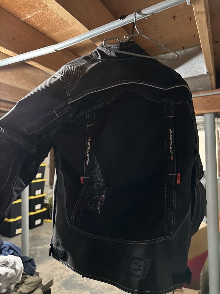 Sedici #16 Motorcycle Jacket Medium Black Women Insulated Vented Armour ...