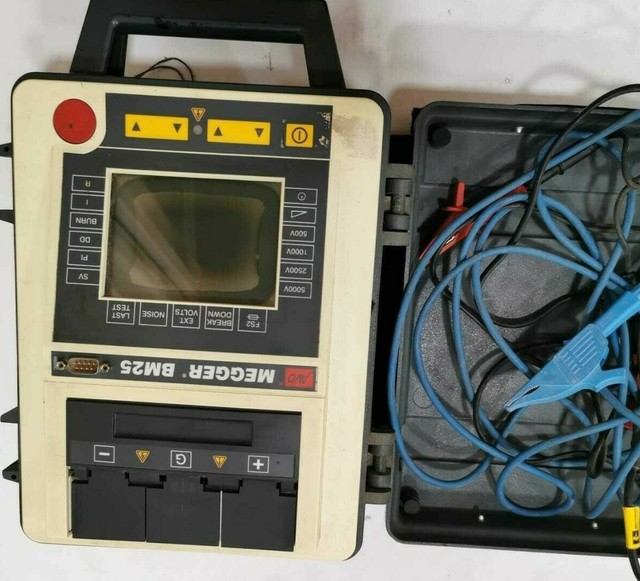 Megger BM25 5 KV Automated Insulation Resistance Tester Bm-25 for sale ...