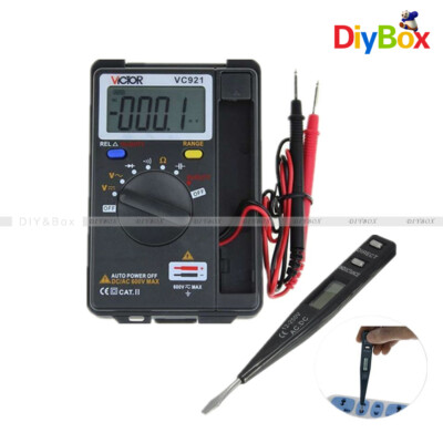 VC921 DMM Mini VICTOR Integrated Handheld Pocket Digital Frequency ...