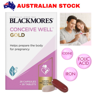 Blackmores Conceive Well Gold 28 Tablets + 28 Capsules (56 Total ...