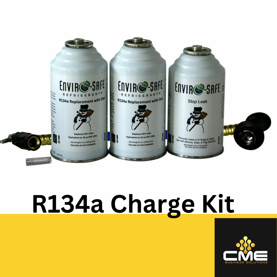 Enviro-Safe R134a Replacement Refrigerant w/Dye & Stop Leak Kit | eBay