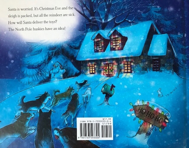 Oh! No! Reindeer Flu! Children's NEW H/C Husky Dog Christmas Picture ...