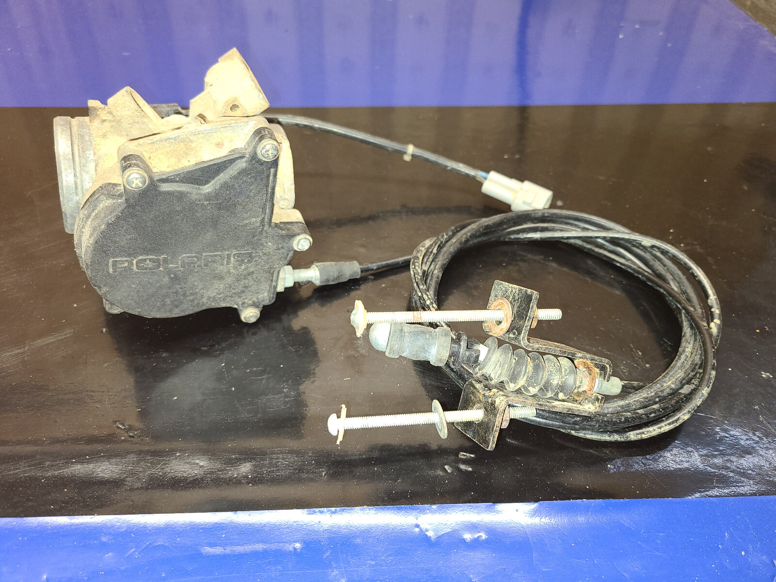2008 Polaris RZR 800 Throttle Body Assembly Cable OEM Parts 1202836 ...