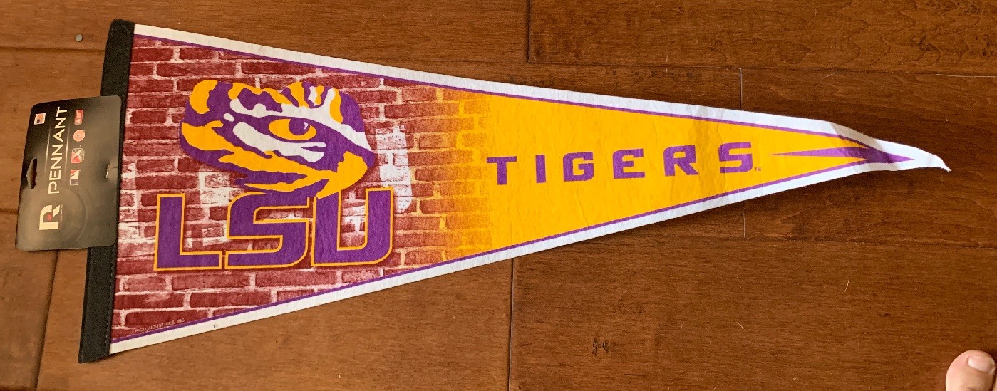 LSU Tigers 12x30 Felt Pennant | eBay