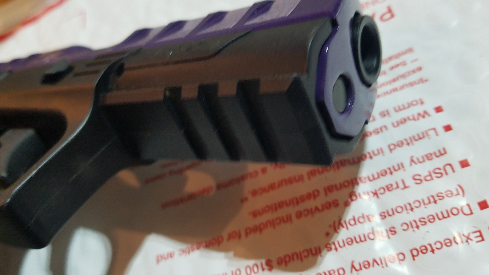 Great Custom Gun Purple/Black Beretta APX .177 Caliber BB Gun Semi-Auto ...