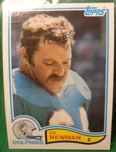 1982 Topps Football #134 Ed Newman - Dolphins - Duke alumni..NM | eBay