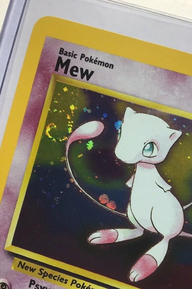 Mew 9 Black Star Promo * SWIRL ERROR * WOTC HOLO Rare NM | eBay
