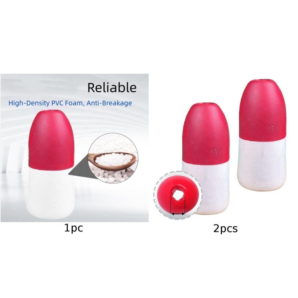 PVC Fishing Buoy for Crab Trap Lobster Cage Marker Floats Red White ...