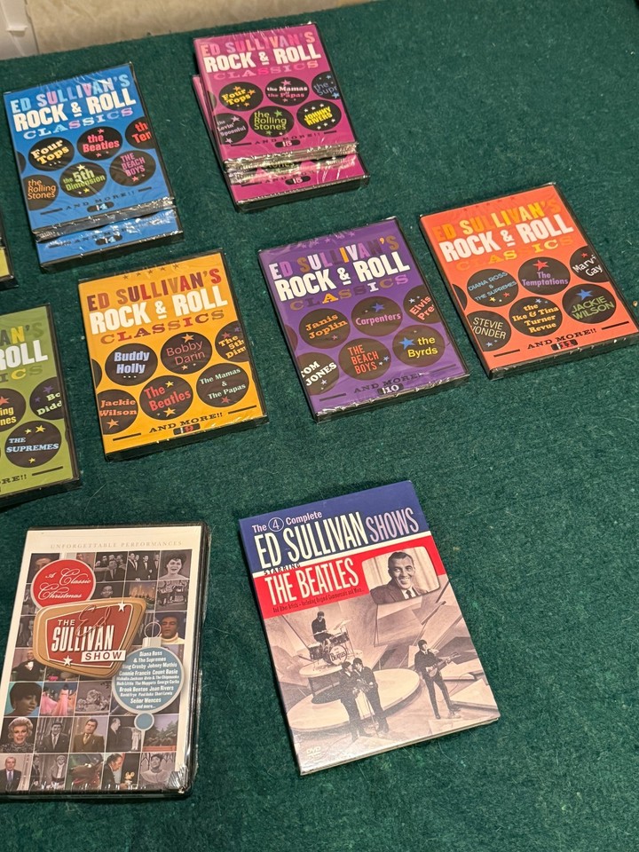 Ed Sullivan's Rock & Roll Classics FACTORY SEALED BONUS dvd's included ...