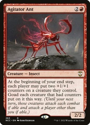 MTG - Agitator Ant - Streets of New Capenna Commander - X1 - (NM) - # ...