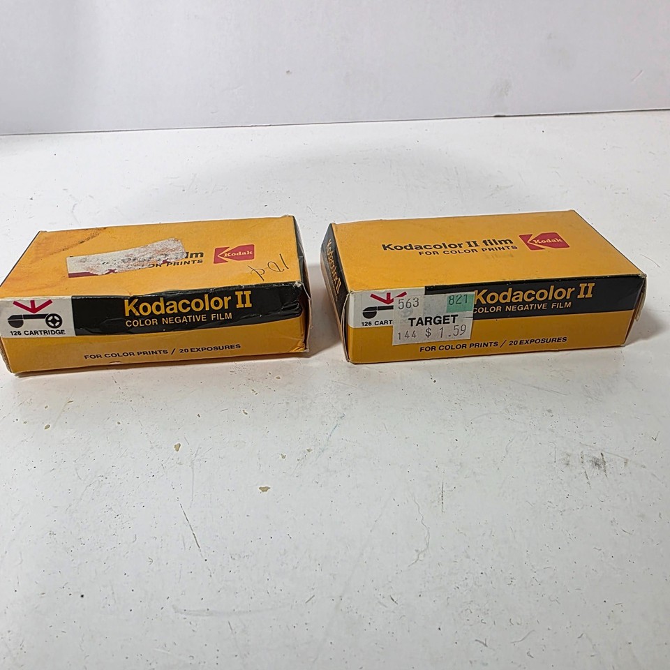 Lot of 2 Kodak Kodacolor II C 126-20 Film | Sealed | 1979 & 1981 | eBay
