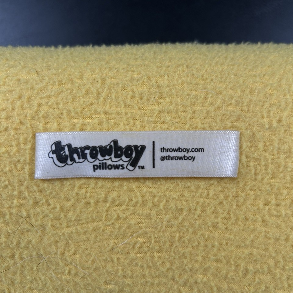 Throwboy Subscribe Pillow plush logo Early 2000s Yellow YouTube Sub Button | eBay