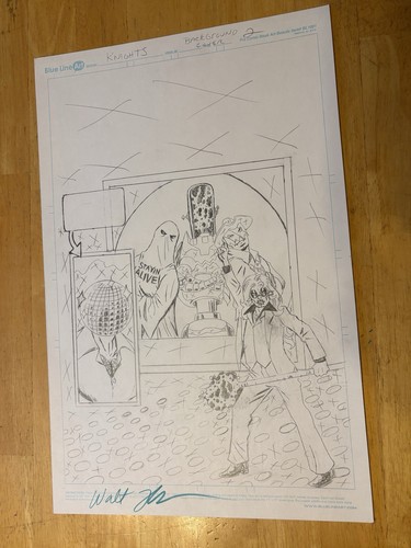 knights of the 5th dimension Original Hand Drawn Alternative Cover ...