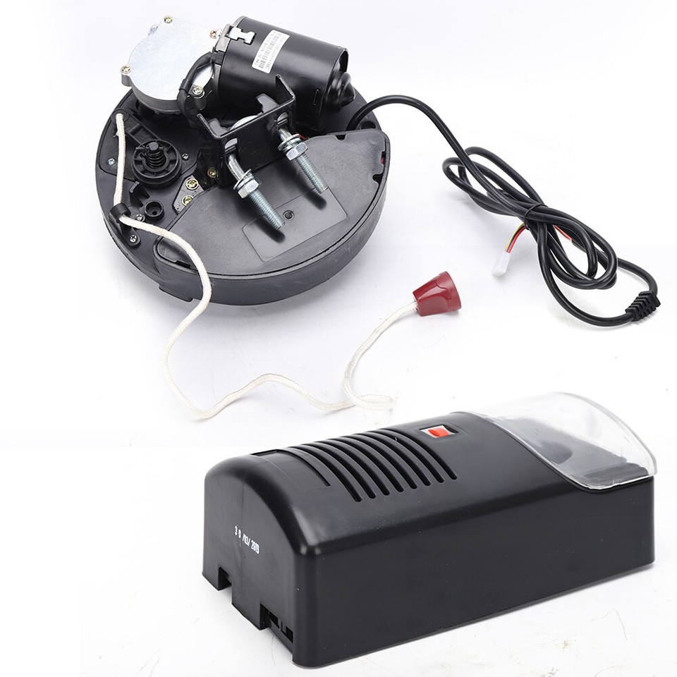 Automatic Garage Roll Up Roller Door Opener Motor + 2 Remotes Motor ...