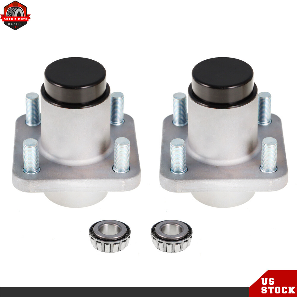 For Club Car DS Golf Cart Front Wheel Hub Kit Bearings Seals 1982-02 ...