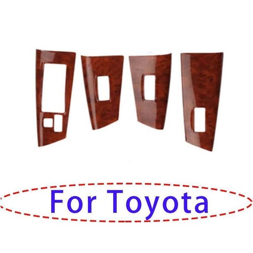 For Toyota Corolla 2003-2008 Peach Wood Console Window Lift Panel Cover ...