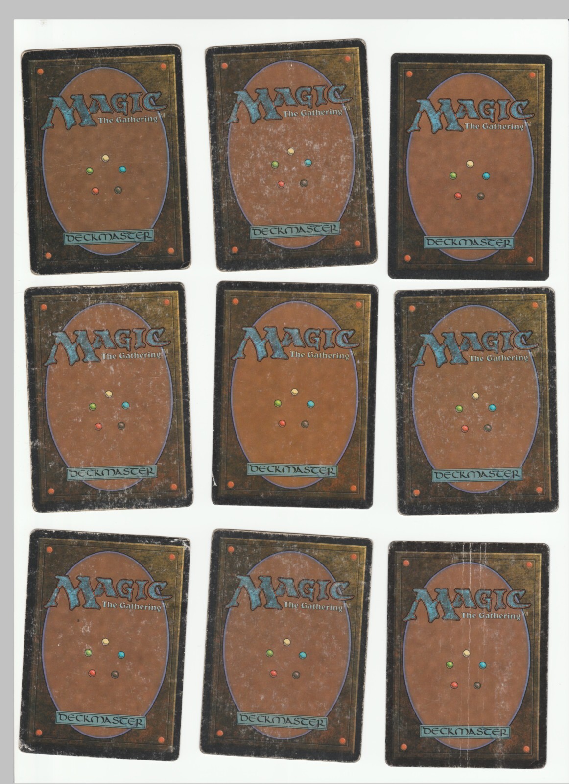 Power Nine Set Black Lotus Ancestral Time Walk mox Jet all nine cards ...