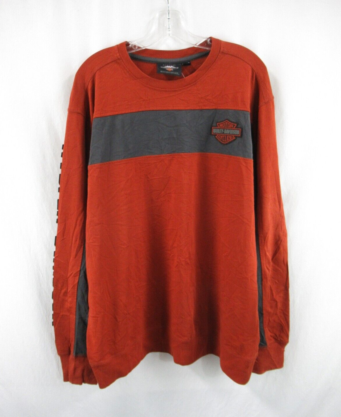 Harley Davidson Men's Colorblock Long Sleeve Pullover… - Gem