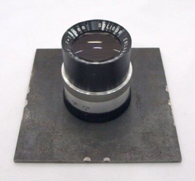 SOLIGOR 135mm F4.5 ENLARGER LENS ON A 8cm METAL MOUNTING PLATE | eBay