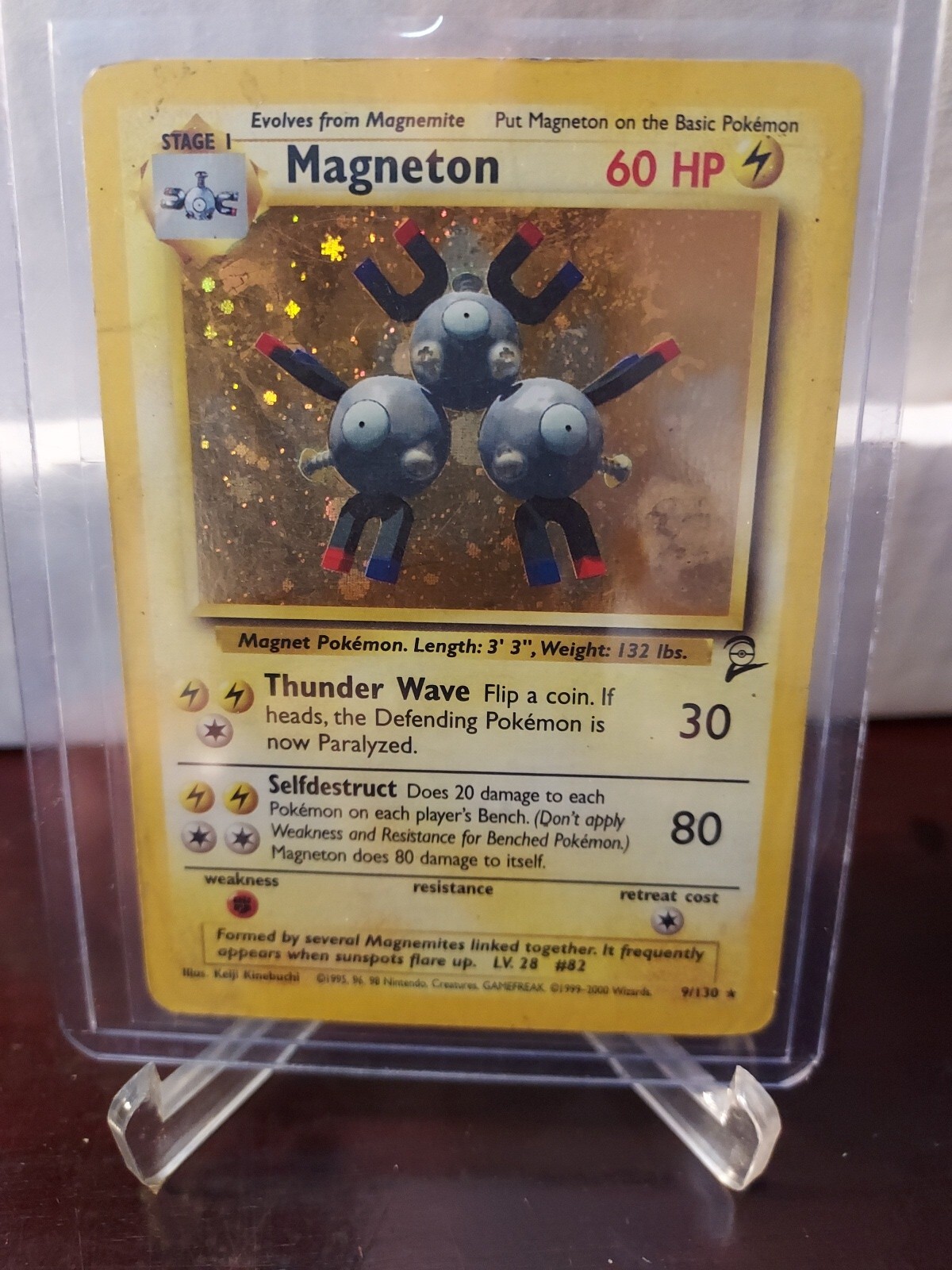 Pokémon Magneton Base Set Holo 9/130 Card from 1995 | eBay