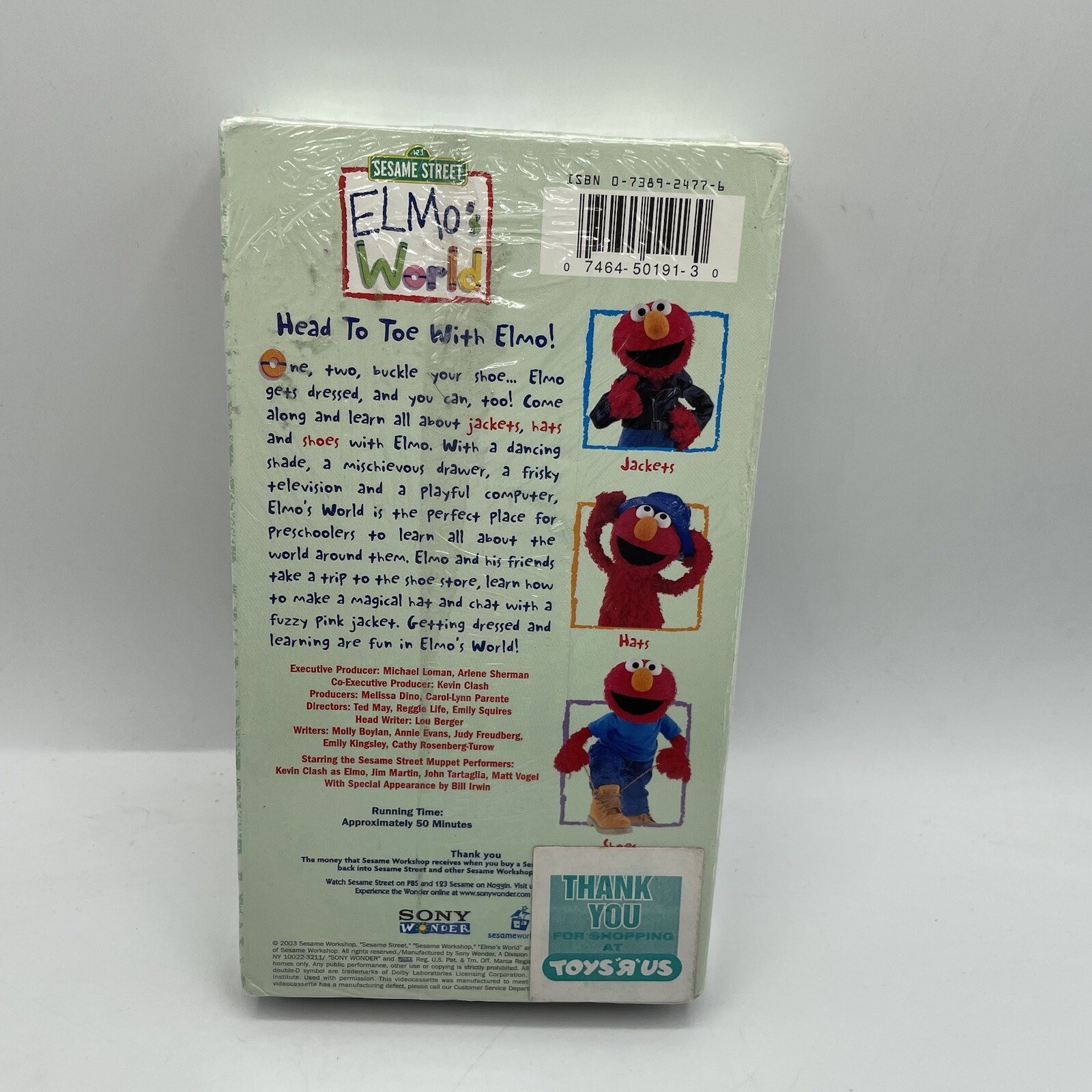 Elmo's World Head To Toe With Elmo! VHS Video Tape 2003 Sesame Street ...