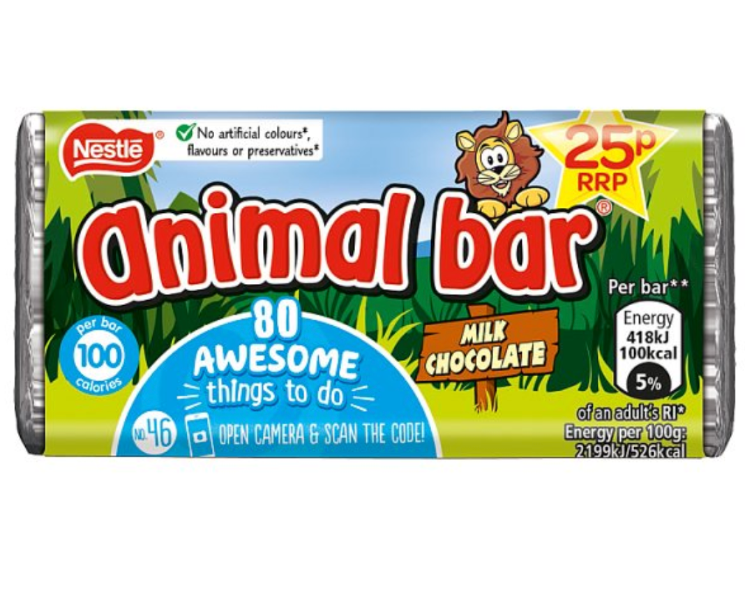NESTLE ANIMAL BARS 19g MINI MILK CHOCOLATE BARS 10 20 30 40 50 nestle-animal-bars-19g-mini-milk-chocolate-bars-10-20-30-40-50