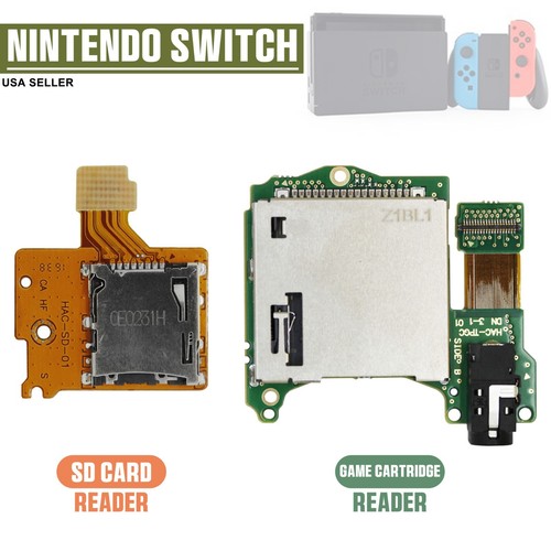 NEW Game Cartridge Reader / Micro SD TF Memorry Card Slot For Nintendo ...