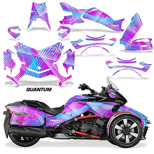 Roadster Graphics Decals Stickers For Can-Am Spyder F3-T Quantum TL PK ...
