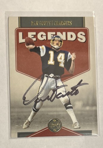 2022 Panini Legacy - Legends #112 Dan Fouts On Card Autograph San Diego ...