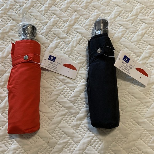 Lot Of 2 Samsonite Windguard Umbrellas In Red & Black NEW W/ Tags Wind ...