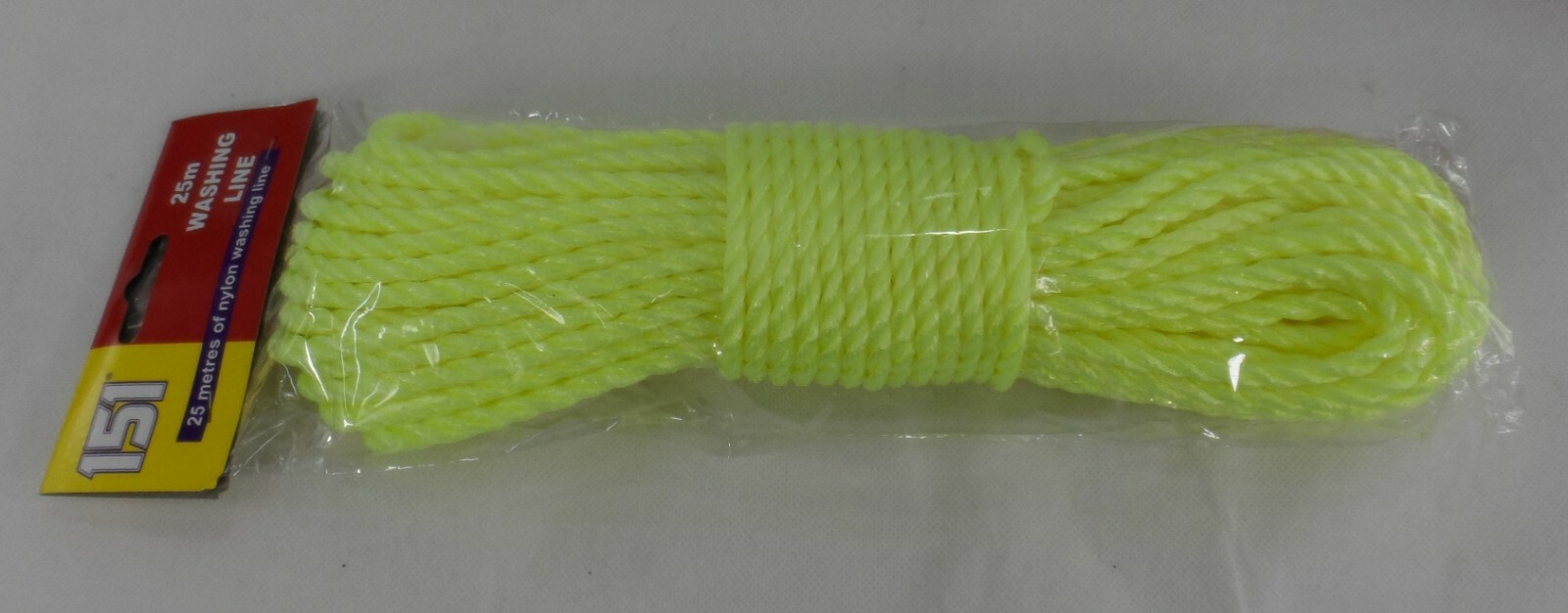 25m Clothes Line PP Washing Line Twin Rope 5 Colours Washing Clothes ...