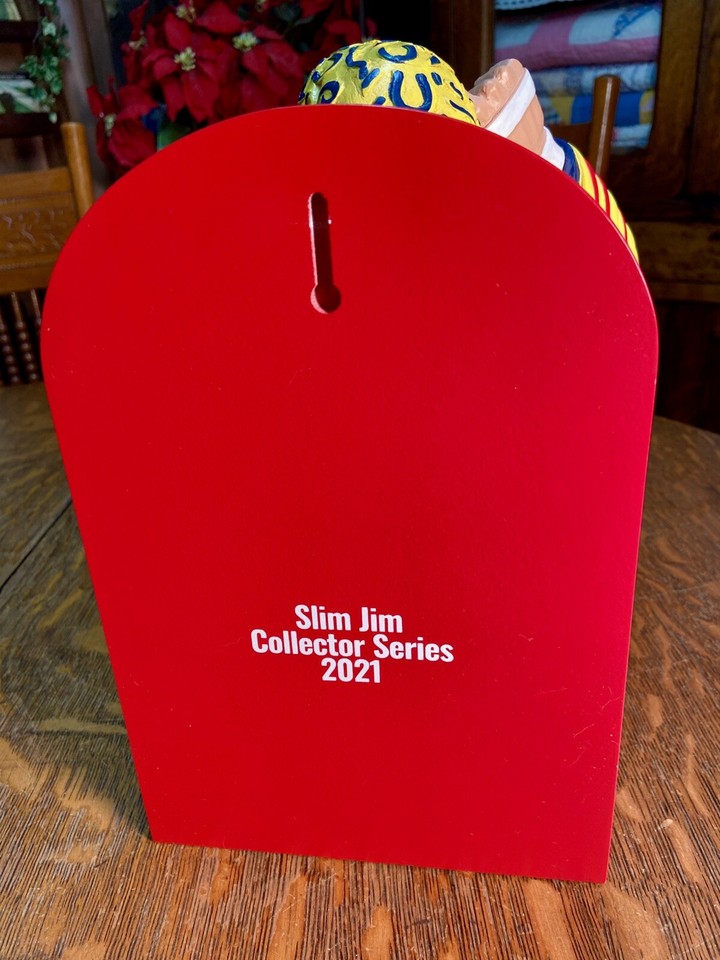 Slim Jim Randy Savage MACHO MAN Display holder WWE WWF Wrestling ..IN ...