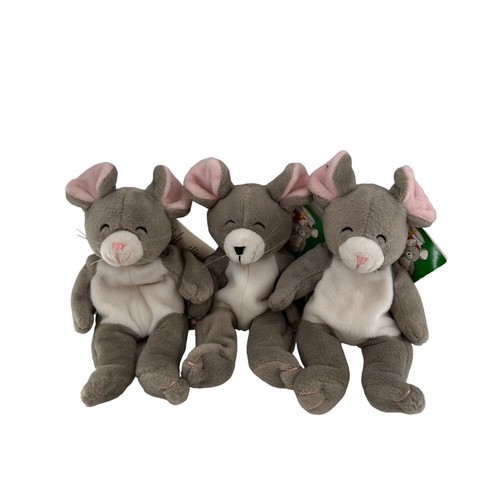 Vintage Mary Meyer Sniffy Snuffy Mouse Plush Toy 1998 Lot of 3 gray ...