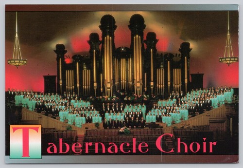The Mormon Tabernacle Choir Postcard Church of Jesus Christ of Latter ...
