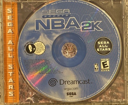 NBA 2K (Dreamcast, 1999) Disc Only 10086510041| eBay