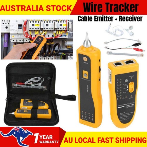 RJ11/45 Cable Tester Wire Network Telephone Line Tracer Toner LAN Phone ...