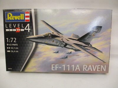 x-92512 Revell 04974 1:72 EF-111A Raven Bausatz, geöffnet, komplett ...