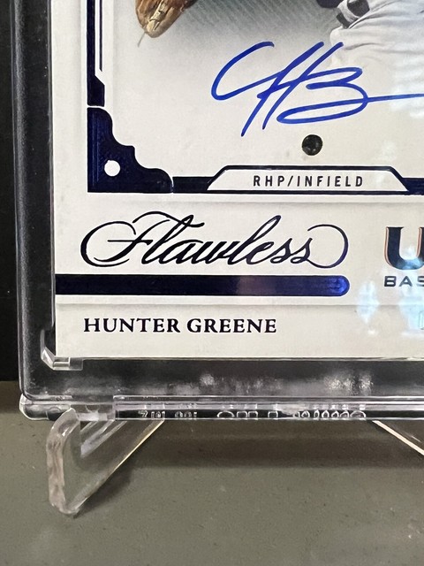 2022 Panini Flawless - USA Gems Signatures Sapphire #USA-HG Hunter ...