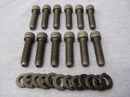 Ford Essex V6 High Tensile Self-Colour BLACK CAP Head Alloy Rocker ...