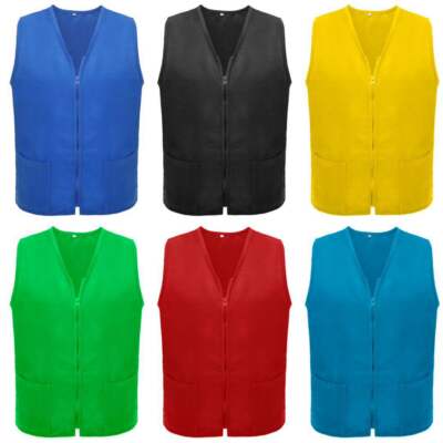 Unisex Workwear Vest Supermarket Grocery Store Employee Uniform ...