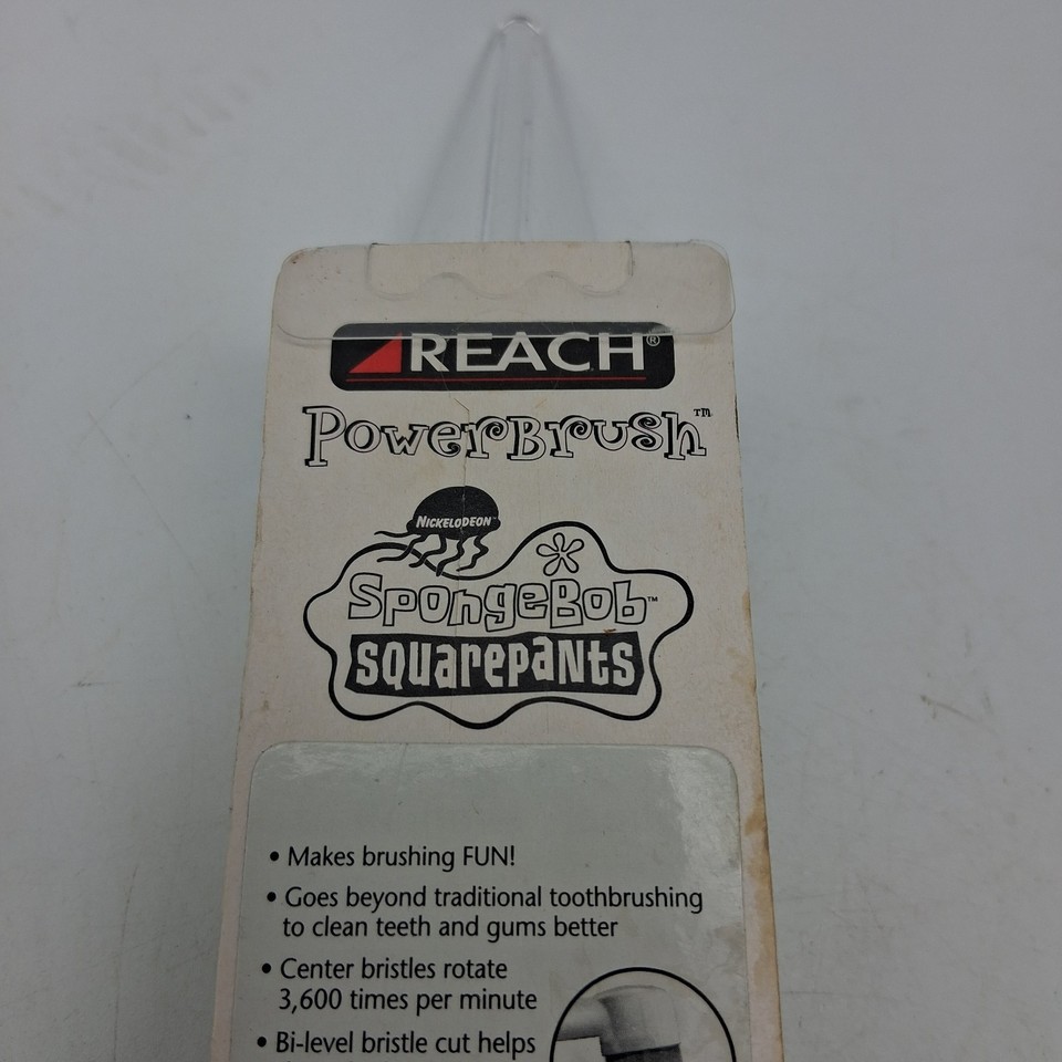 Vintage 2003 SpongeBob Patrick Reach PowerBrush Electric Toothbrush ...