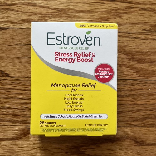 Estroven Strength & Energy Menopause Stress Relief 28 Caplets 07/2024 ...