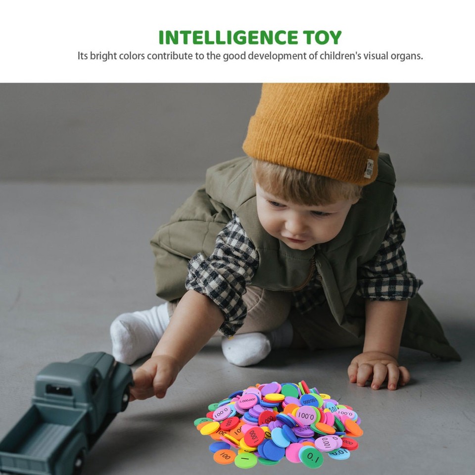 160 Pcs Maths Counters for Kids Child Toddler Number Disks Small ...
