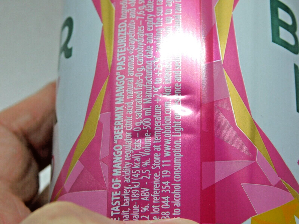 Empty Beer Cans BEER MIX Obolon Special Beer 500 ml. Ukraine 2021-2024 ...