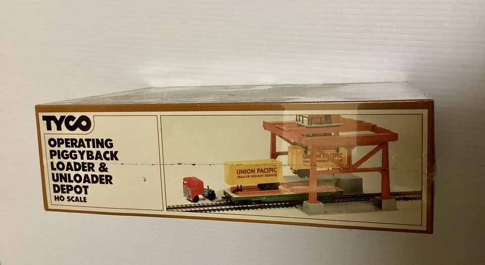 TYCO OPERATING PIGGYBACK LOADER & UNLOADER DEPOT HO SCALE NO. 903 | eBay