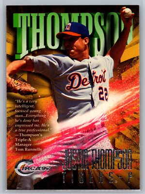 Justin Thompson 1997 Circa BASEBALL #160 Detroit Tigers | eBay