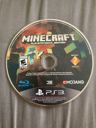 Minecraft PS3 Edition (PlayStation 3, 2014) ~DISC ONLY~ Tested, Works ...