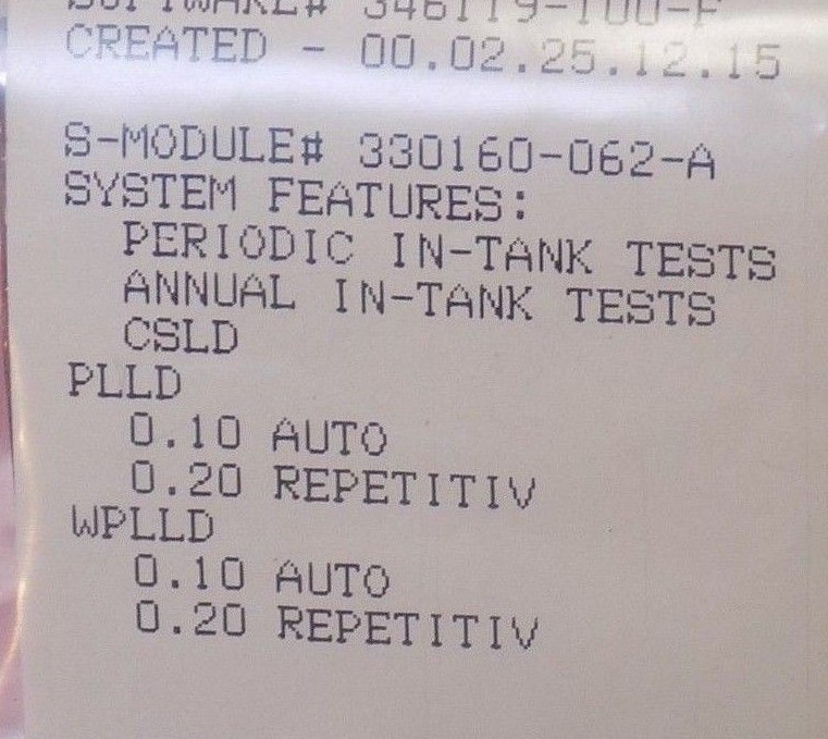 Veeder Root 330160-062 CSLD PLLD SEM, TLS-350 tank monitor, 6 month ...