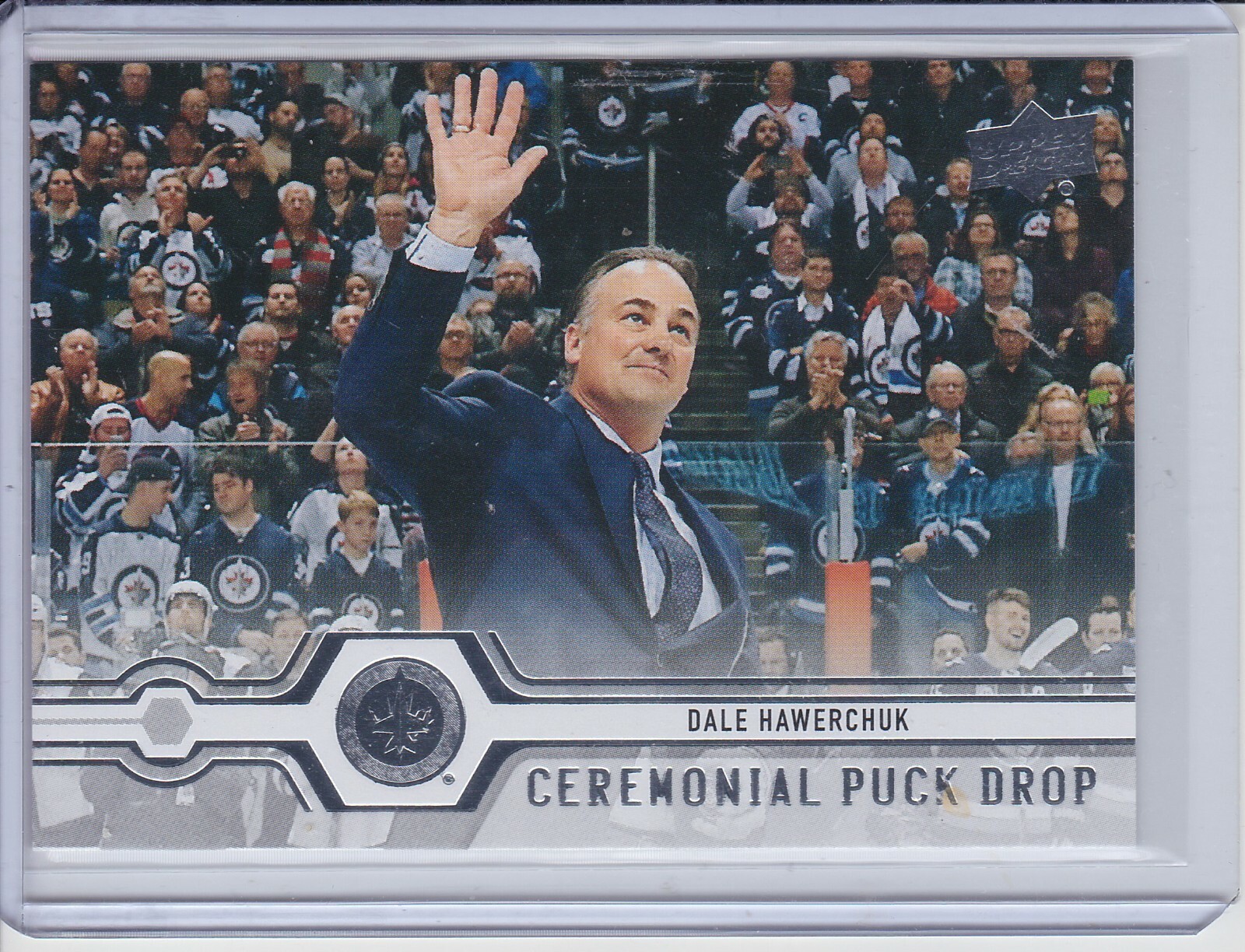 2019-20 Upper Deck Series 1 Ceremonial Puck Drop #CPD-5 Dale Hawerchuk ...